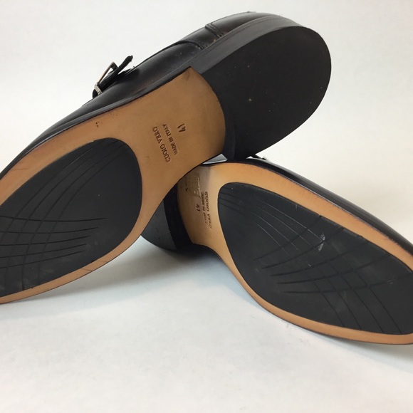 Harry & Rosen | Shoes | Mens Black Dress Shoes 4 Monk Strap Like New ...